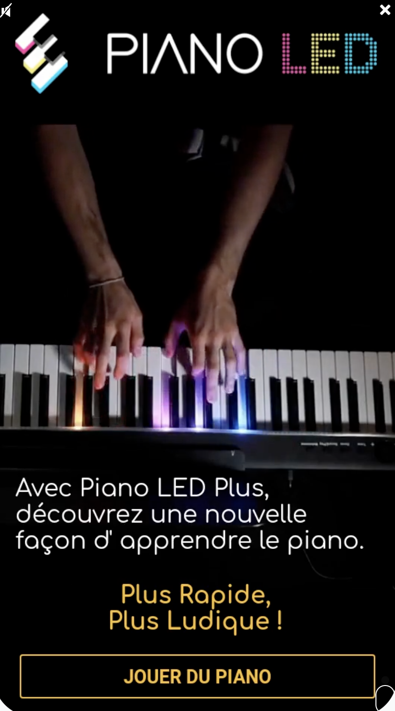Piano Led - OursBlanc